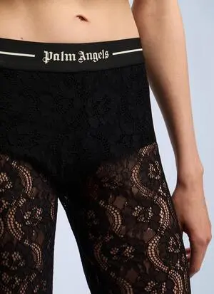 Palm Angels Classic Logo Lace Pants