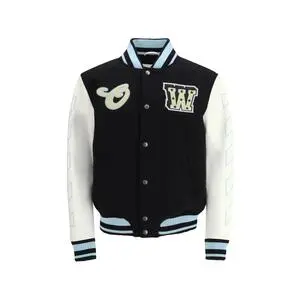 Off-White Jackets Bomber Jackets - Black