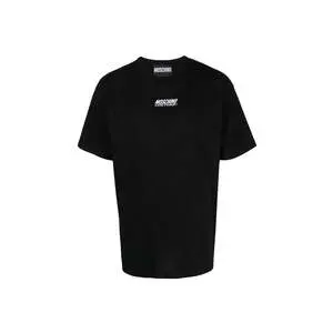 Moschino Embroidered Cotton T-shirt - Black