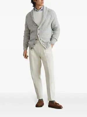 Brunello Cucinelli English Rib Knit Cashmere Pullover - Multicolor