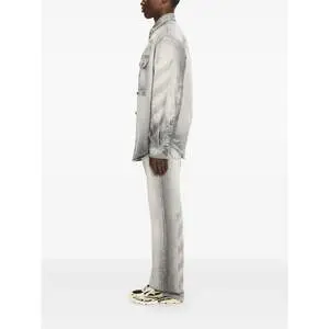 Off-White Grey Denim Slim-fit Jeans
