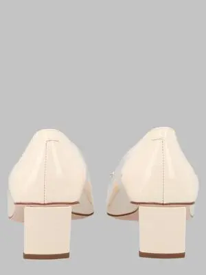 ROGER VIVIER Belle Vivier Patent Pumps - Cream