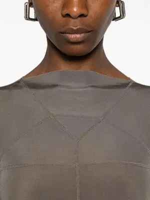 Rick Owens Long Sleeve Gown Maxi Dress - Multicolor