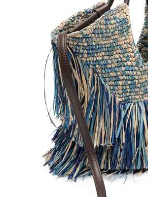 Zimmermann Goldentime Small Rafia Tote