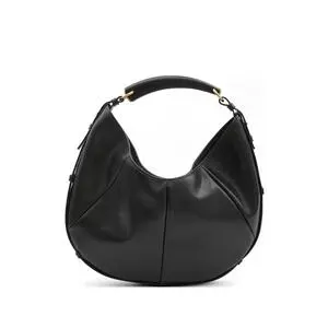 Saint Laurent Calfskin Shoulder Bag - Black