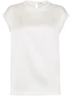 Brunello Cucinelli Silk Top - Multicolor