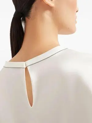 Brunello Cucinelli Silk Top - Multicolor