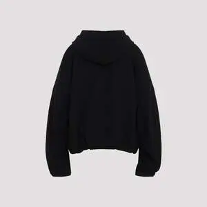 Dries Van Noten Hannett Tris Oversized Hoodie - Black