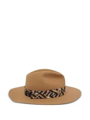 Fendi Wool Fedora Hat - Multicolor