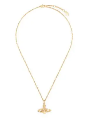 VIVIENNE WESTWOOD Crystal Orb Pendant Necklace - Silver