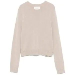 LISA YANG Cashmere Crew Neck Pullover - Cream