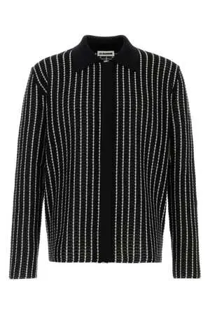 JIL SANDER Embroidered Crochet Cardigan - Multicolor
