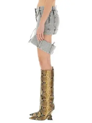 Attico Denim Skirt