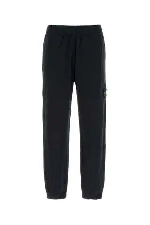 Stone Island Stone Island Men Navy Blue Cotton Joggers Blue