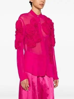 Dries Van Noten Chowsa Embroidered Blouse - Multicolor