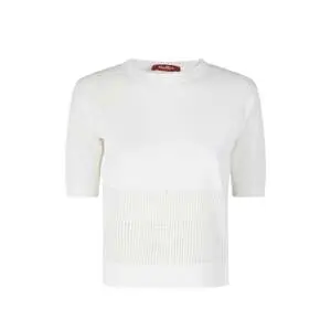 Max Mara Knit Vest Tank Top - White