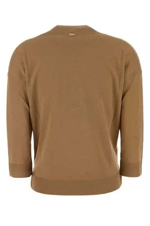 Herno Camel Lyocell Blend T-shirt