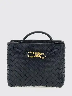Bottega Veneta Andiamo Small Woven Leather Bag - Blue