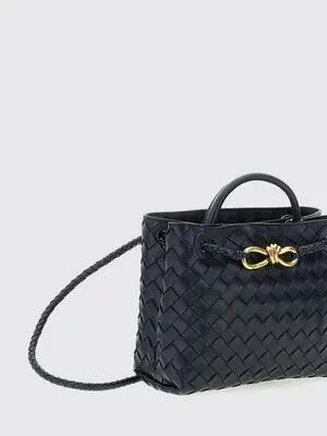 Bottega Veneta Andiamo Small Woven Leather Bag - Blue