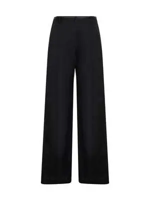 Max Mara Poplin Belted Trousers - Multicolor