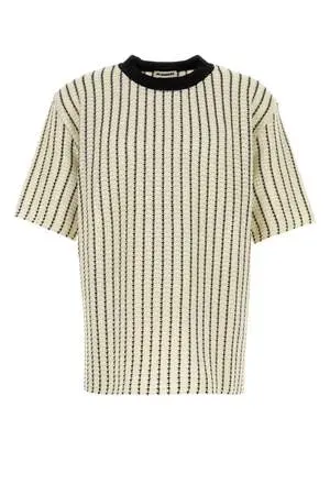 JIL SANDER Embroidered Crochet T-shirt - Multicolor