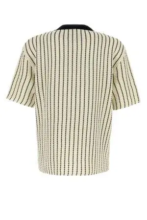 JIL SANDER Embroidered Crochet T-shirt - Multicolor