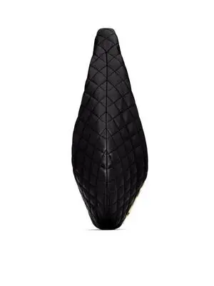 Saint Laurent Icare Hobo In Quilted Nappa - Black