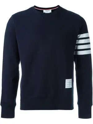 Thom Browne Cotton Crewneck Sweatshirt - Multicolor