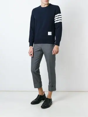 Thom Browne Cotton Crewneck Sweatshirt