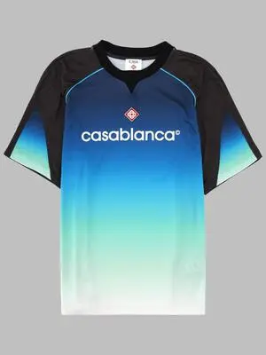 Casablanca T-shirt Football Con Logo - Multicolor
