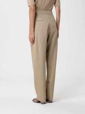 Max Mara Cotton Tailored Pants - Gray