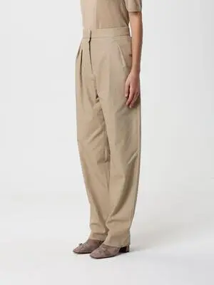 Max Mara Cotton Tailored Pants - Gray
