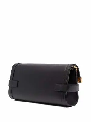 Balmain B-buzz 23 Leather Crossbody Bag