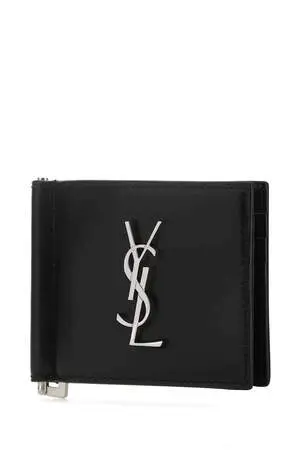 Saint Laurent Leather Card Holder