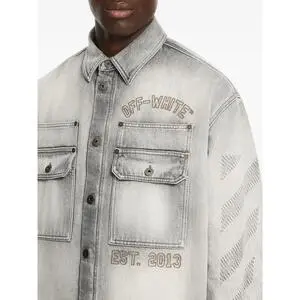 Off-White Grey Jackets Shirt Jackets