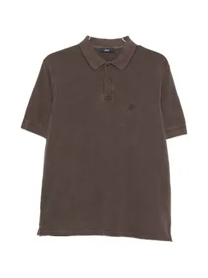 Herno Logo Cotton Polo Shirt - Multicolor