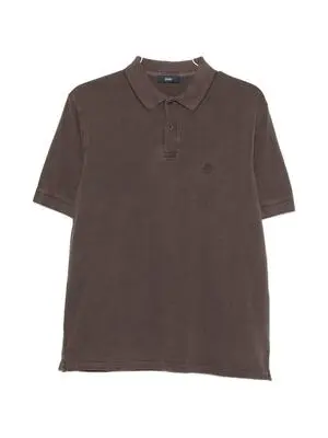 Herno Logo Cotton Polo Shirt - Multicolor