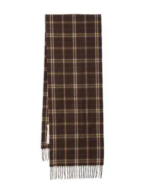 Celine Tartan Cashmere Scarf
