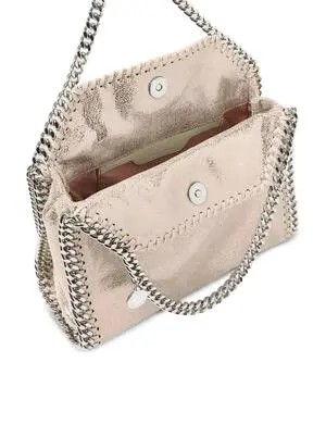 Stella McCartney Metallic Falabella Mini Tote Bag - Pink