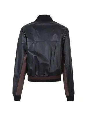 Loewe Leather Cropped Jacket