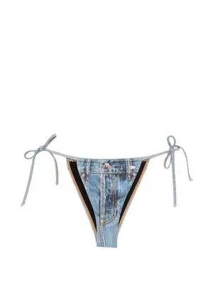 DIESEL® Denim Effect Bikini Bottom - Multicolor