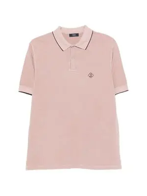 Herno Logo Cotton Polo Shirt - Multicolor