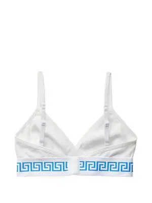 Versace Cotton Triangle Bra - Multicolor