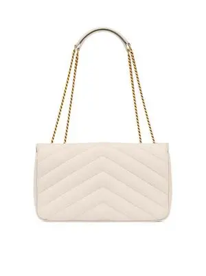 Saint Laurent Loulou Medium Quilted Lambskin Shoulder Bag