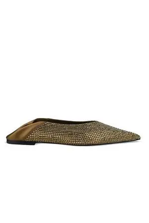 Saint Laurent Nour 05 Mules - Gold