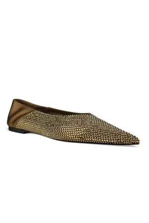 Saint Laurent Nour 05 Mules - Gold