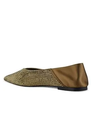 Saint Laurent Nour 05 Mules - Gold
