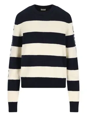 Celine Striped Wool Sweater - Multicolor