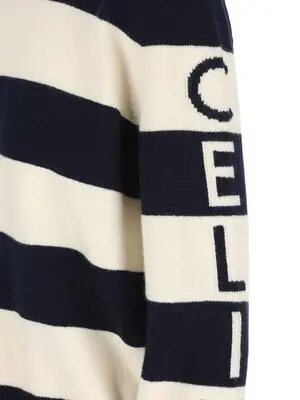 Celine Striped Wool Sweater - Multicolor