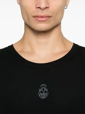 Alexander McQueen Skull Cotton Top